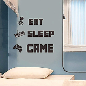 Game Room Wall Stickers Murals Gamer Wall Decals Poster for Children Boys Kids Men Video Game Room Decor Playroom Bedroom Decoration