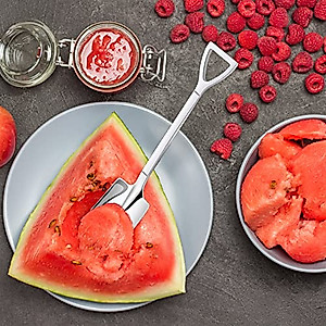 PRSTENLY Gifts for Him Her, 2 Pcs His and Hers Gifts Ice Cream Spoons Stainless Steel Couple Gifts, Birthday Wedding Anniversary Engagement Gifts for Couples Him Her