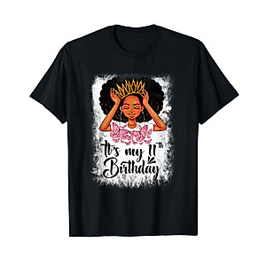 11 Year Old Gift Women Girls Teenager It's My 11th Birthday T-Shirt