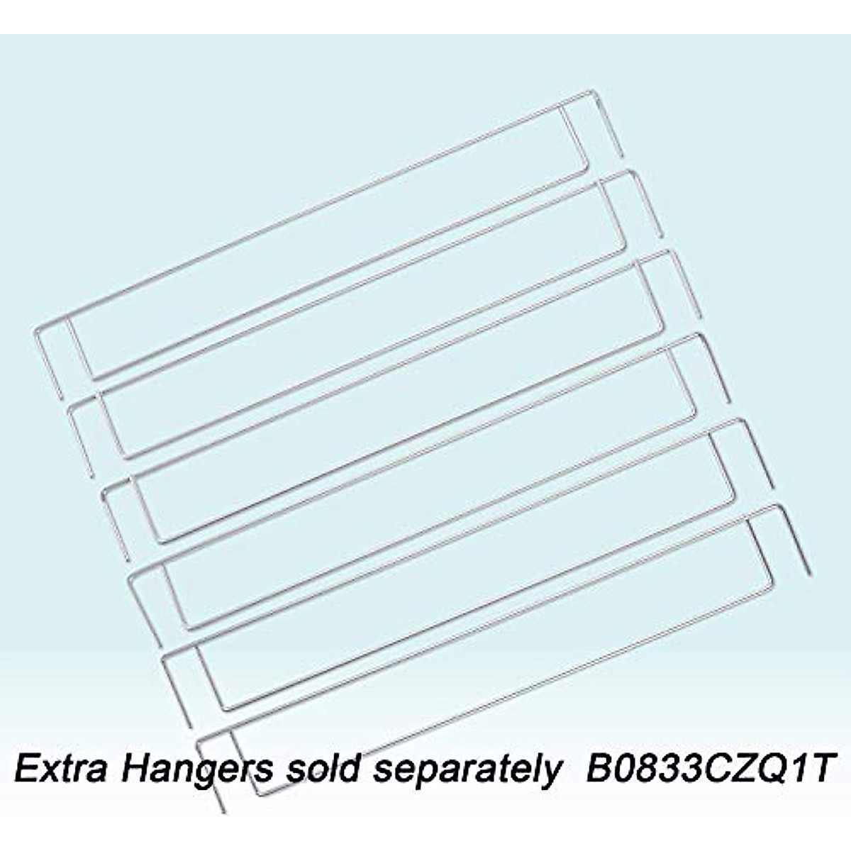 SkyMall Rolling Pants Trolley Organizer Rack - Holds 18 Pairs of Pants