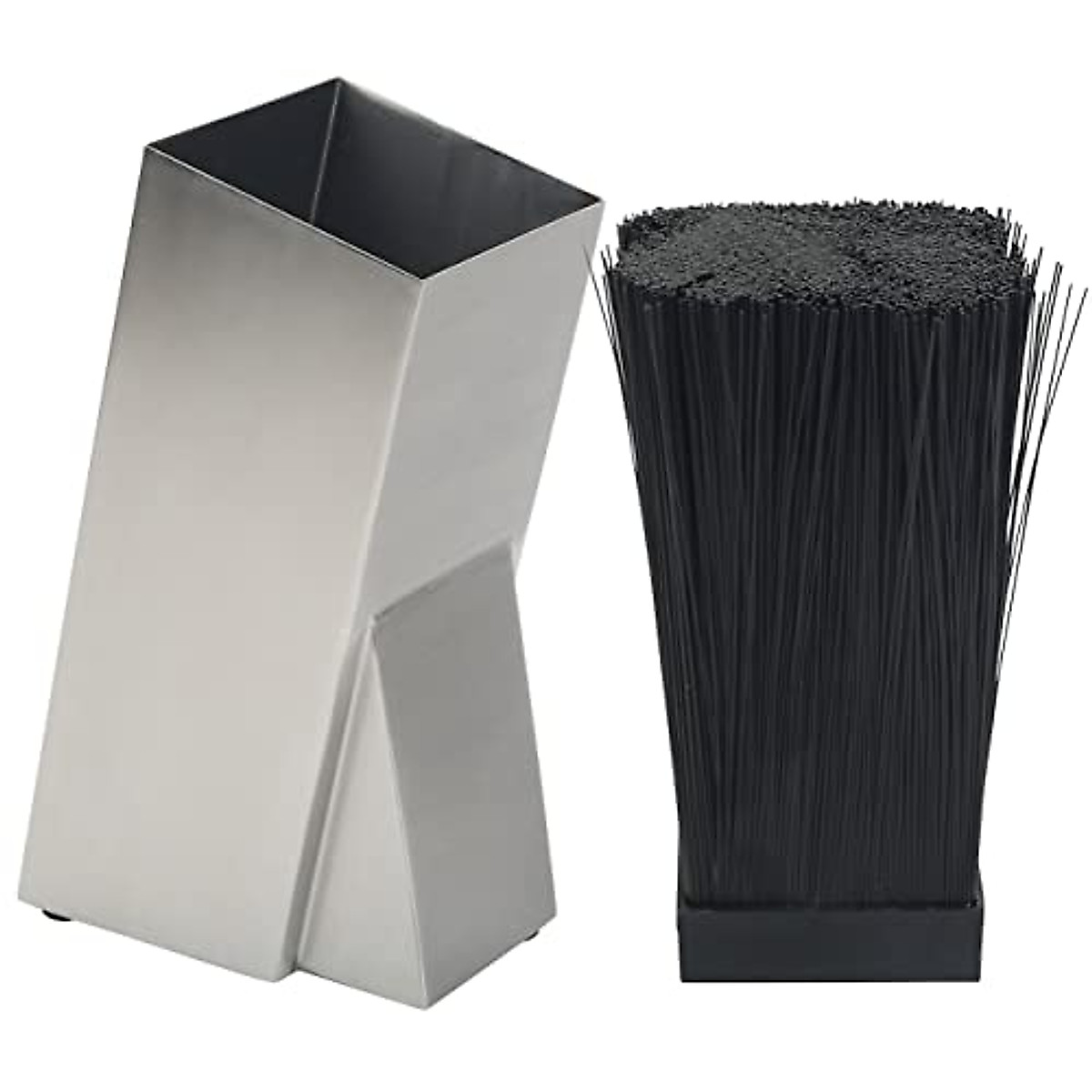 Mantello Modern Stainless Steel Universal Knife Block Knife Holder Storage Organizer