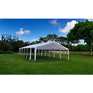 PEAKTOP OUTDOOR 20'X40' Party Tent Heavy Duty Outdoor Gazebo Wedding Tent Event Shelter Canopy with Carry Bags