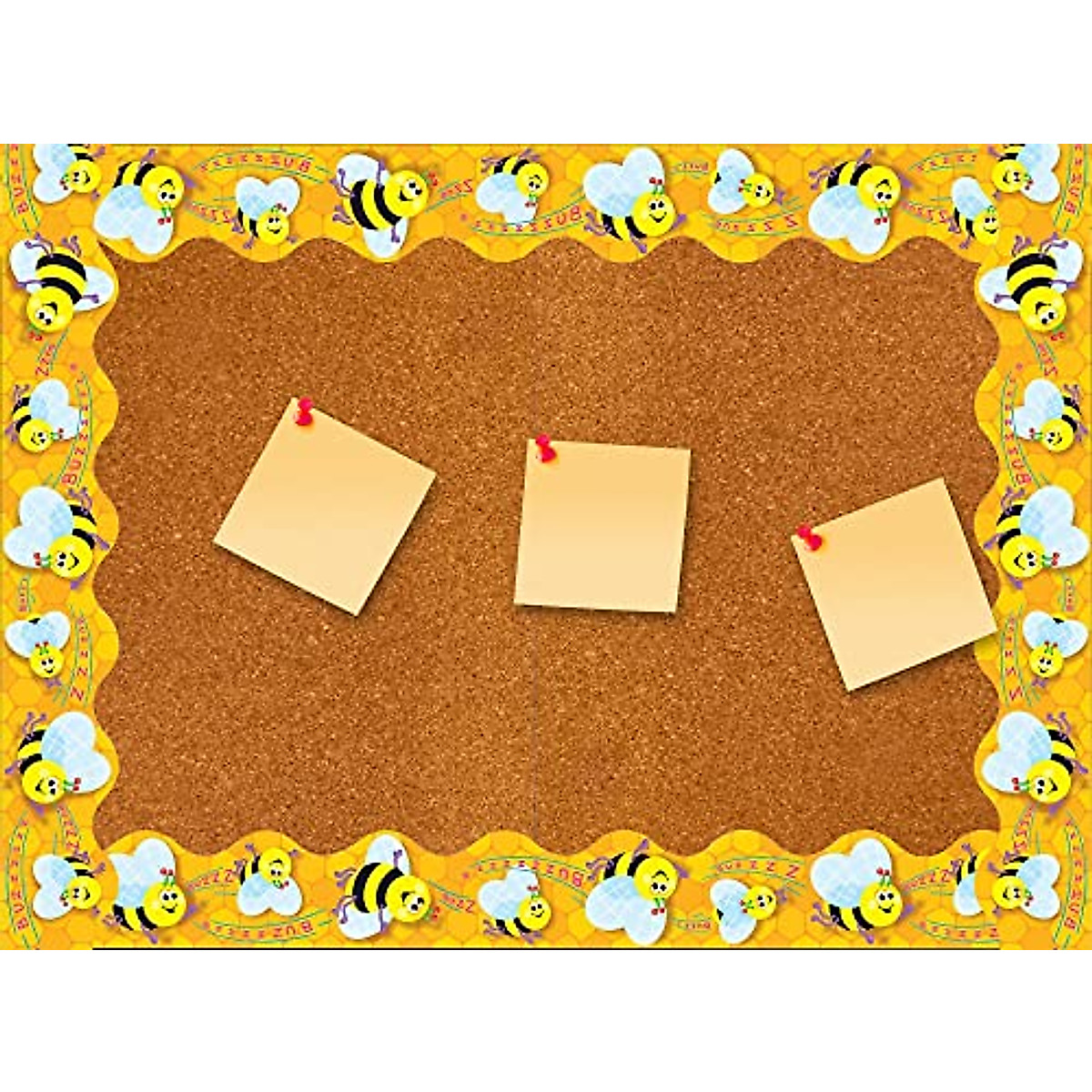 Bee Bulletin Board Set - Bumble Bee Bulletin Board Border, Honey Bee Cutouts for Classroom, Mini Reward Card |for Back to School Bees Hive Theme Wall Decorations, Gender Reveal, Birthday Party Decor