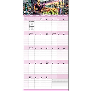 Disney Dreams Collection by Thomas Kinkade Studios: 17-Month 2023-2024 Family Wa