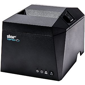 Star Micronics TSP143IVUE USB/Ethernet (LAN) Thermal Receipt Printer with Android Open Accessory (AOA), CloudPRNT, Cutter, and Internal Power Supply - Gray (Renewed)
