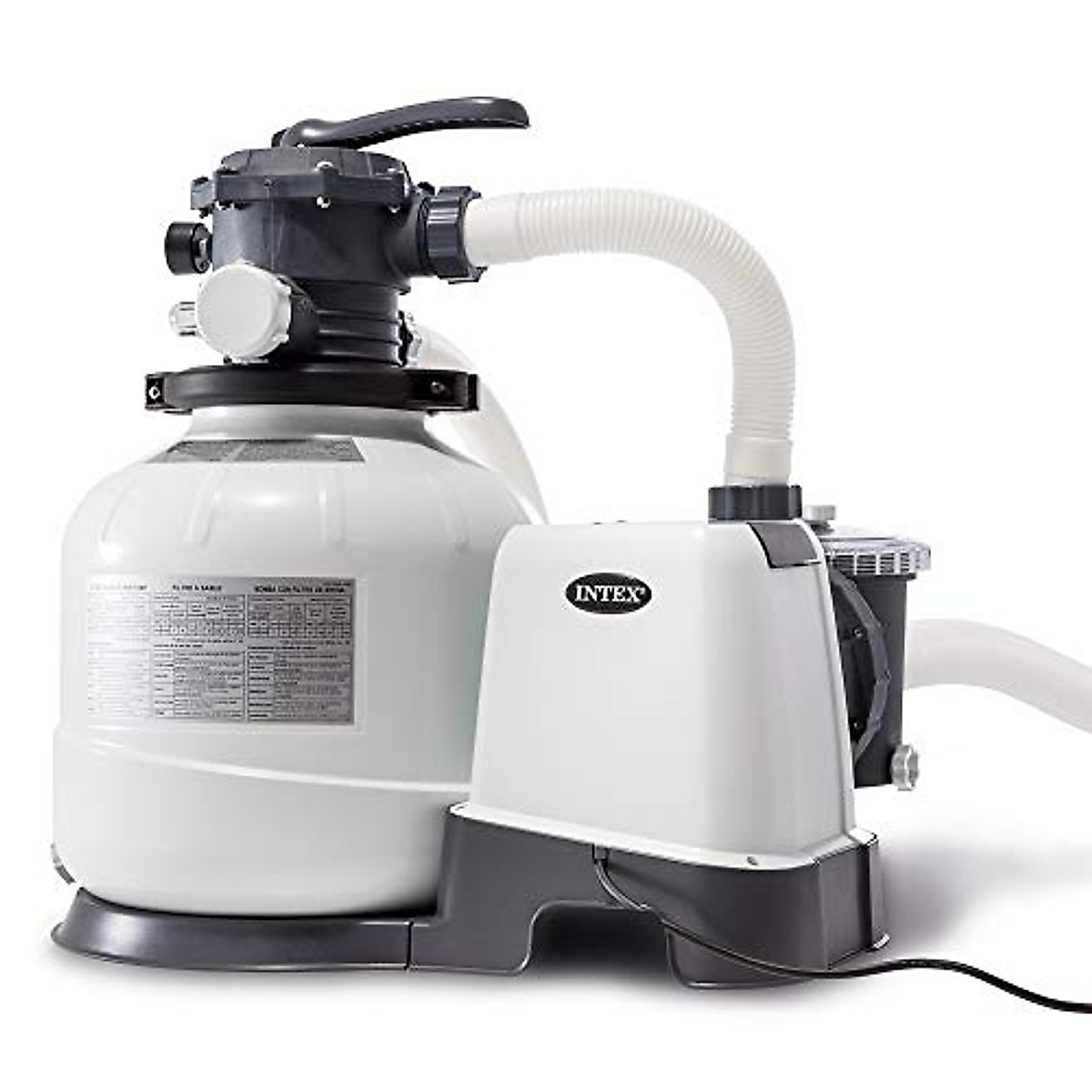 Intex 26373EH 32ft x 16ft x 52in Ultra XTR Frame Above Ground Rectangular Swimming Pool Set with Sand Filter Pump, Ladder, Cover, & Maintenance Kit