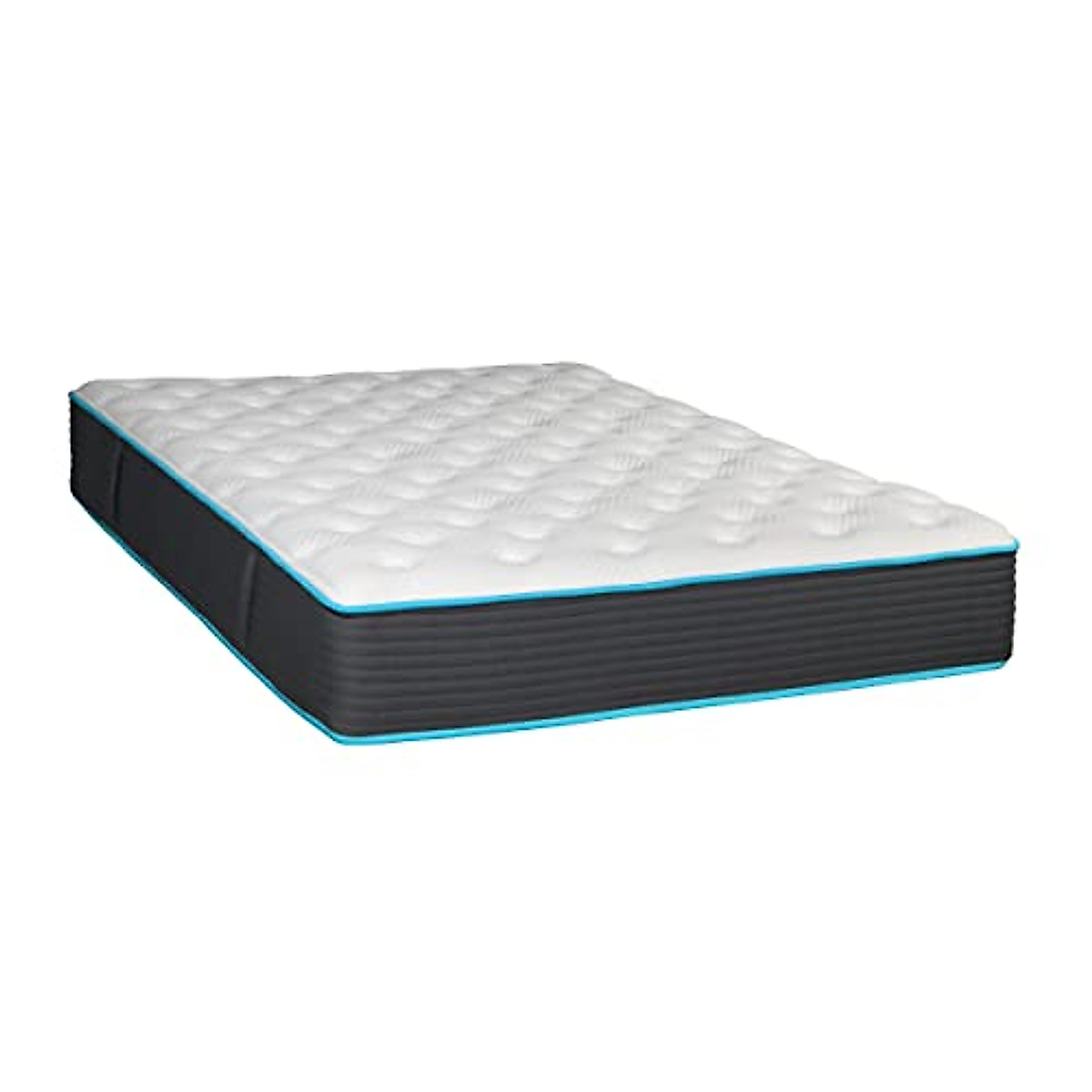 Swiss Ortho Sleep 12" Inch Individually Wrapped Coil Pocket Spring Hybrid Mattress, Bed-in-a-Box, CertiPUR-US Certified Foam, Full