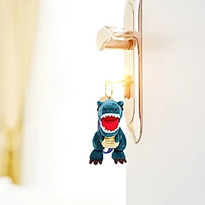 GALPADA Dinosaur Keychains Dinosaur Plush Keyring Backpack Keychain Dinosaur Party Doll Plush Toys