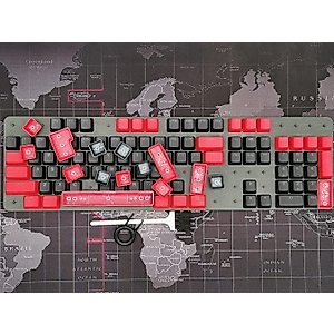 Wholesale Custom Keycap, Keycaps 60 Percent, PBT Keycaps 104 Keys,Fit for Cherry MX Switch/RK 61 / Anne pro 2,87 TKL Mechanical Keyboard (Only keycaps)