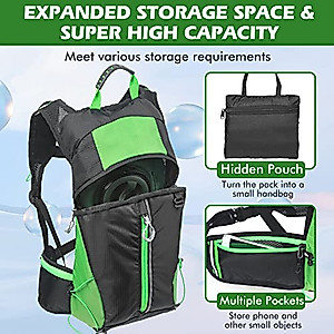 Zacro Hydration Pack Backpack with Water Bladder - Lightweight Hydration Backpack and 2L Hydration Bladder, Running Water Backpack for Outdoor Hiking, Running, Cycling, Camping, Climbing or Commuting