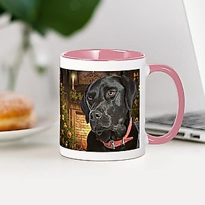 CafePress Black Lab Xmas Mug Ceramic Coffee Mug, Tea Cup 11 oz