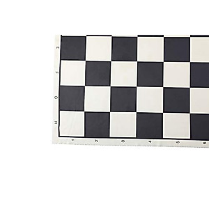 HOLYKING 19" Tournament Cloth Chess Board Set - Portable Travel Chess Game Set Roll Up Combination- Beginner Chess Set for Kids and Adults