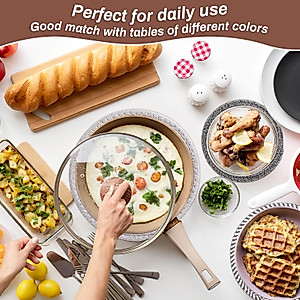 Billbotk 8" Trivets for Hot Dishes, Hot pots and Pans, 6 Heat Resistant Hot Pads, Pot Holders for Kitchen, Hot Plate Mats for Kitchen Countertops, Table, Home Essentials, Farmhouse Decor