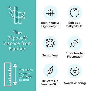 Posh Peanut Newborn Knotted Baby Gowns 0-3 Months - Easy-Tie Hospital Outfit Viscose from Bamboo Sleepers for Baby Boy & Girl, Vintage Pink Rose