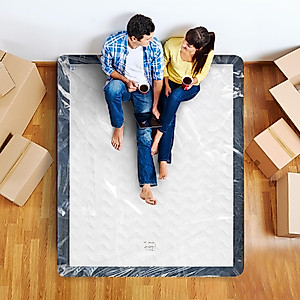 Utopia Home Queen Size Mattress Bag for Moving (1 Pack), 4 Mil Heavy Duty Plastic Storage Bag, Mattress Cover Fits Mattresses up to 14 Inches