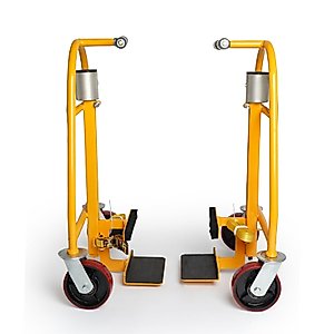 Legines Manual Furniture Mover Tool Set (Set of 2),Heavy Duty Moving Dolly, 1300 lbs Capacity, 12" Lift Height.Machinery Mover Pake Handling Tools.