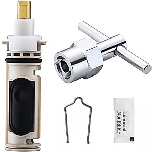 1222 Replacement Cartridge with Moen 104421 Cartridge Puller Removal Tool Retainer Clip, Compatible with Moen Posi Temp 1222B Single Handle Shower Bathtub Faucet Replacement Parts Repair Kit