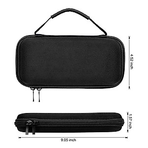 Emoly Carrying Case for Switch Lite 2020, Portable Switch Travel Carry Case, Protective Hard Shell Games Case & Storage for Nintendo Switch Console & Accessories, Black