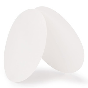 stonylab Qualitative Filter Paper, 100 Packs Slow Flow Rate Cellulose Filter Paper Circles with 10 Micron Particle Retention, 74 mm Diameter