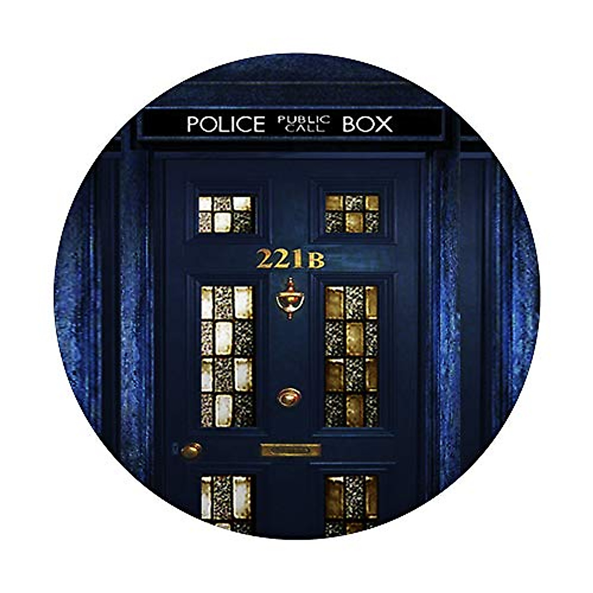 Police Public Call Box 221B PopSockets PopGrip: Swappable Grip for Phones & Tablets