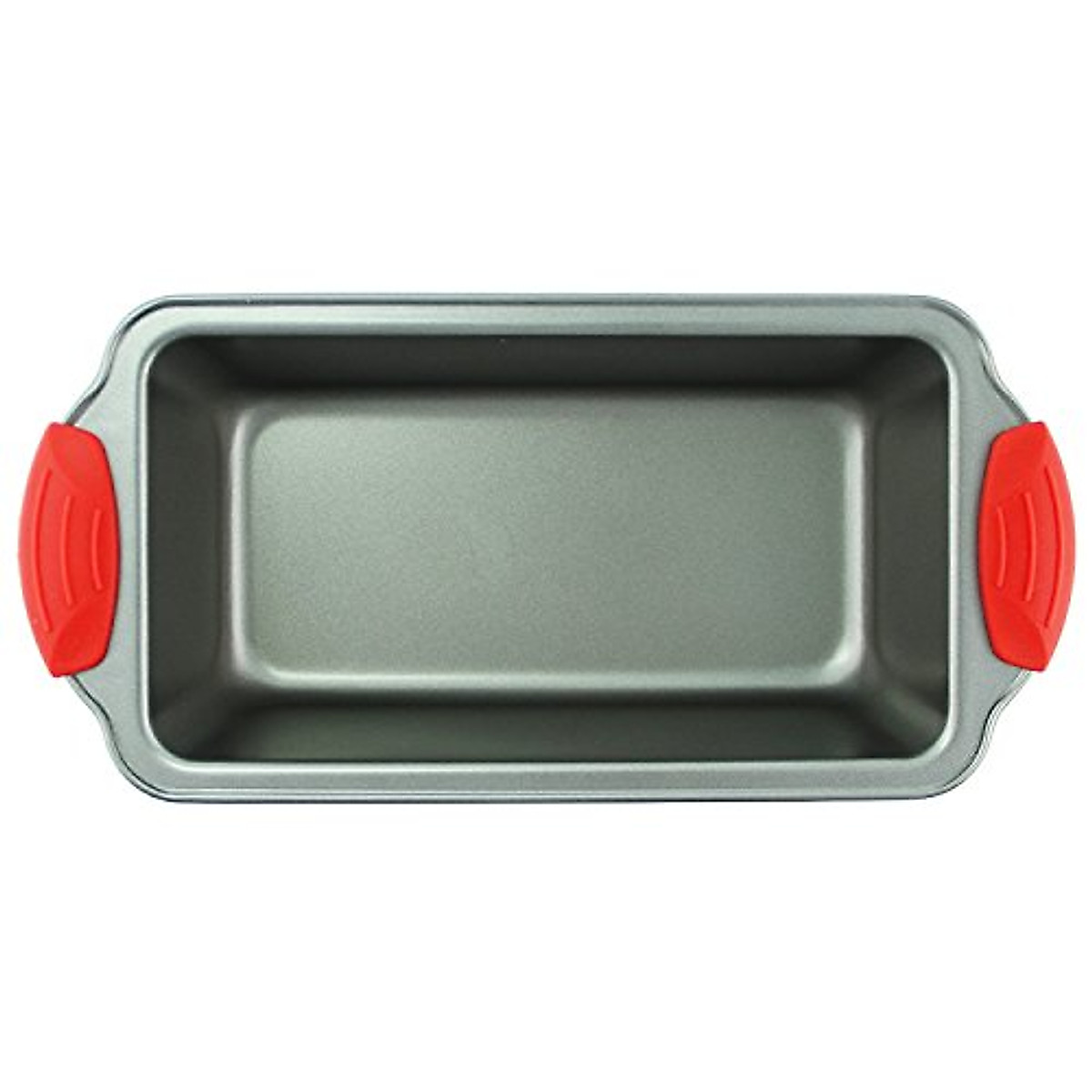 Boxiki Kitchen Non Stick Steel Banana Bread Pan for Baking, Premium Loaf Pan 8.5 Inch With Easy to Clean & Quick Release Coating - Professional Baking Pan With Silicone Handles for Baking Banana Bread