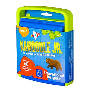 Educational Insights Kanoodle Jr. Brain Boosting Puzzle Game, Brain Teaser Game for Kids, 2-D & 3-D Puzzles, Gift For Kids Ages 4 to 7