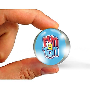 JA-RU Bandy Ball (Random Color), 3" Fidget Ball with String & Spike, Stress Relief Sensory Toy for Kids & Adults