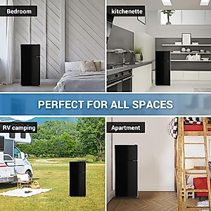 Tymyp FLS-80-BLACK Refrigerator, Black