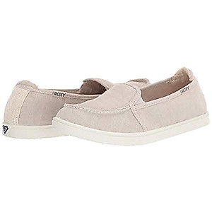 Roxy womens Minnow Slip on Shoe Sneaker, Oatmeal, 11 US