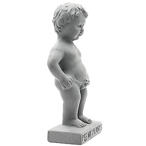NPW-USA Plant Life Pee My Plants, Garden Statue, Color-Stone