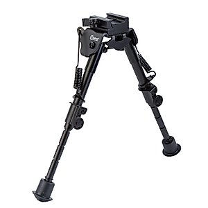 Caldwell XLA Fixed Pic Rail Bipod 6" - 9" with Collapsible Design, Non-Slip Feet and Notched Legs for Outdoor, Range, Shooting and Hunting