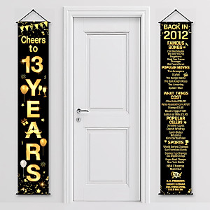 70th Birthday Party Anniversary Decorations Cheers to 70 Years Banner Party Decorations Welcome Porch Sign for Years Birthday Supplies (70th-1953)