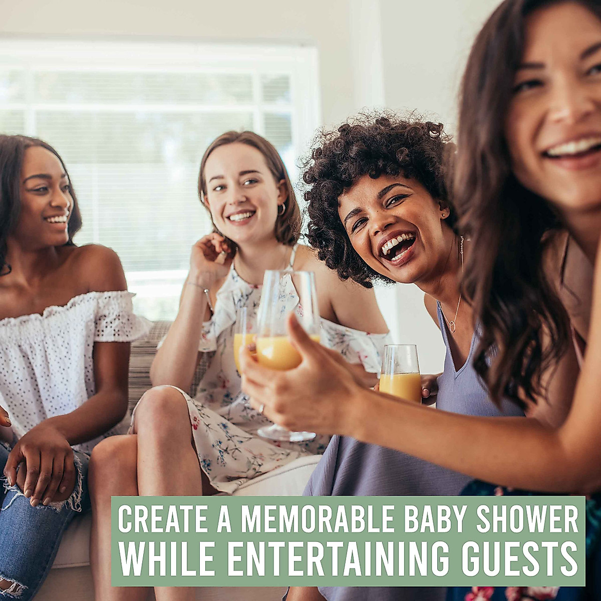 Hadley Designs Rustic Baby Shower Games Gender Neutral - 50 cards, Two 25-game sets, 4 Games Double Sided, Baby Prediction And Advice Cards, Baby Trivia, True Or False Baby Game, Gender Reveal Games