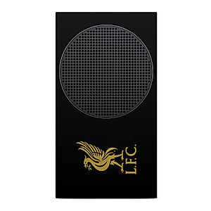 Head Case Designs Officially Licensed Liverpool Football Club Liver Bird Gold On Black Art Vinyl Sticker Gaming Skin Decal Cover Compatible with Xbox Series S Console