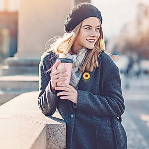 14 Pieces Positive Enamel Pins Set Motivational Enamel Lapel Pin Inspirational Cute Brooch Pin Badges for Women Clothing Bags Hats Decorations