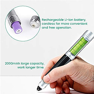 Engraving Pen Engraver Rechargeable Electric Cordless Grinding Pen DIY Rotary Tool Kit for Metal Wood Jewelry Engraving Carving Polishing Drilling Lettering