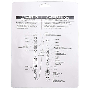 GDHXW 248212 Pump Repair Kit for Graco 695 795 3900 Airless Paint Sprayers Aftermarket