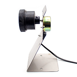 Aitoserlea DIY Fishing Rod Building Machine, Detachable Support Rod Dryer for Rods Building Repair Wrapping Drying Station with Foot Switch