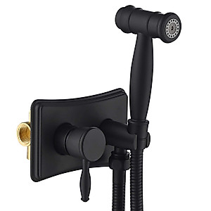 Luxury Bidet Sprayer for Toilet with Adjustable Water Pressure, Handheld Toilet Sprayer for Toilet-Adjustable Water Pressure Control, Sprayer Set, Hand Held Stainless Steel