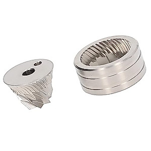 Coffee Grinding Disc Core Kit, Coffee Grinder Disc Strong Applicability High Efficiency for Milk Tea Shop (Seven Star Cone)