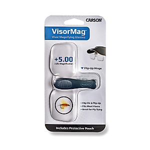 Carson VisorMag 2.25x Power Clip-On Magnifying Lens for Hats (VM-14)
