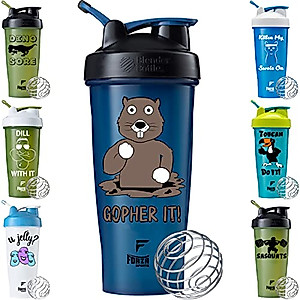 Blender Bottle x Forza Sports Classic 28 oz. Shaker Mixer Cup with Loop Top (Gopher It!)