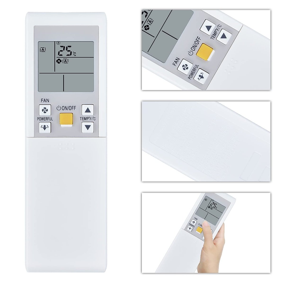 Replacement Remote Control for Daikin ARC452A9 ARC452A15 ARC452A16 ARC452A17 ARC452A18 ARC452A19 ARC452A20 ARC452A21 ARC452A3 Air Conditioner