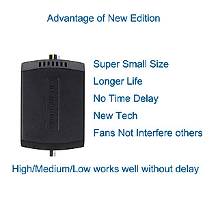 Ceiling Fan Remote Control Kit, Small Size Universal Speed, Light & Timing 3 in 1 Wireless Control, for Harbor Breeze Hunter Hampton Bay Lichler Ceiling Fans Light Remote