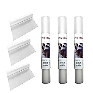 3 Pack 12 Inch x 59 Inch EVA Shelf Drawer Liner, Transparent Non-Adhesive Cupboard Cabinet Non-Slip Mat, Anti-Frost, Waterproof, Can Be Cutting to Any Size
