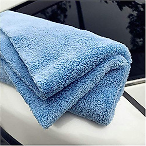 Kingsheep 6Pack Car Microfiber Towel for Auto Thick Buffing Microfiber Cleaning Cloth 16"x16" Plush Polishing Drying Towels 450gsm Detailing Cloths