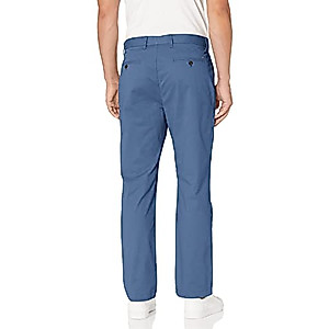 Tommy Hilfiger mens Stretch Chino in Custom Fit Casual Pants, Bayhead Blue, 36W x 30L US