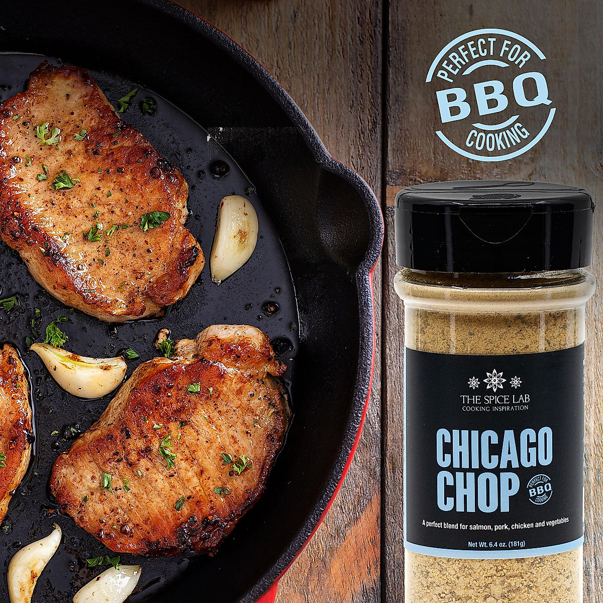 The Spice Lab Taste of America Spices and Seasonings Ultimate Grilling Set - Gift Kit for Cooking, Air Fryers & Men - Made in the USA