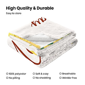 Birthday Gifts for Mom Blanket, Mom Birthday Gifts from Daughter or Son, Mother Birthday Gift, Moms Birthday Gift Ideas, Happy Birthday Presents for Mom, Mothers Birthday Gifts Blanket 60 x 50 inch