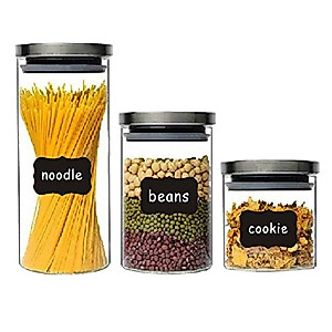 36pcs Chalkboard Labels Reusable Blackboard Stickers for the Kitchen, Pantry, Mason Jars, Wine Glasses